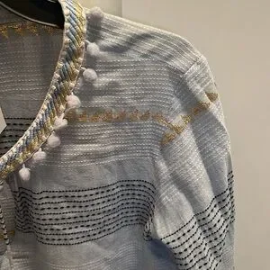 TAJ by Sabrina Crippa | Dresses | Taj By Sabrina Crippa Blue And Gold ...